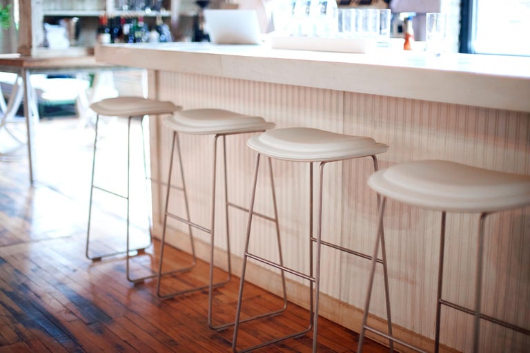 Customizable Jasper Morrison Small Hi Pad Stool in Fabric or Leather ...