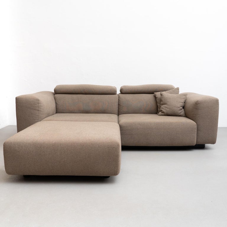 Jasper Morrison Sofa and Otomman Soft Modular Sofa by Vitra For Sale at ...