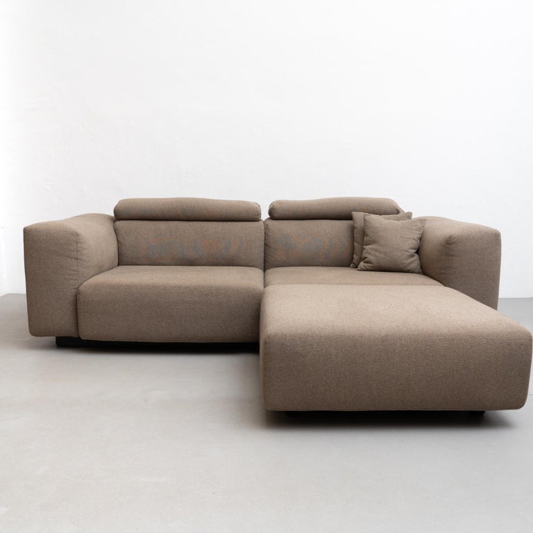Jasper Morrison Sofa and Otomman Soft Modular Sofa by Vitra For Sale at ...