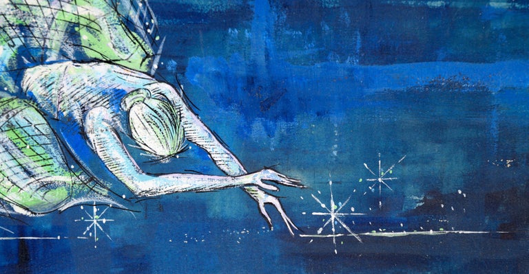 Jassen Marek - Two Ballerinas - Oil and Ink on Cardstock For Sale at ...