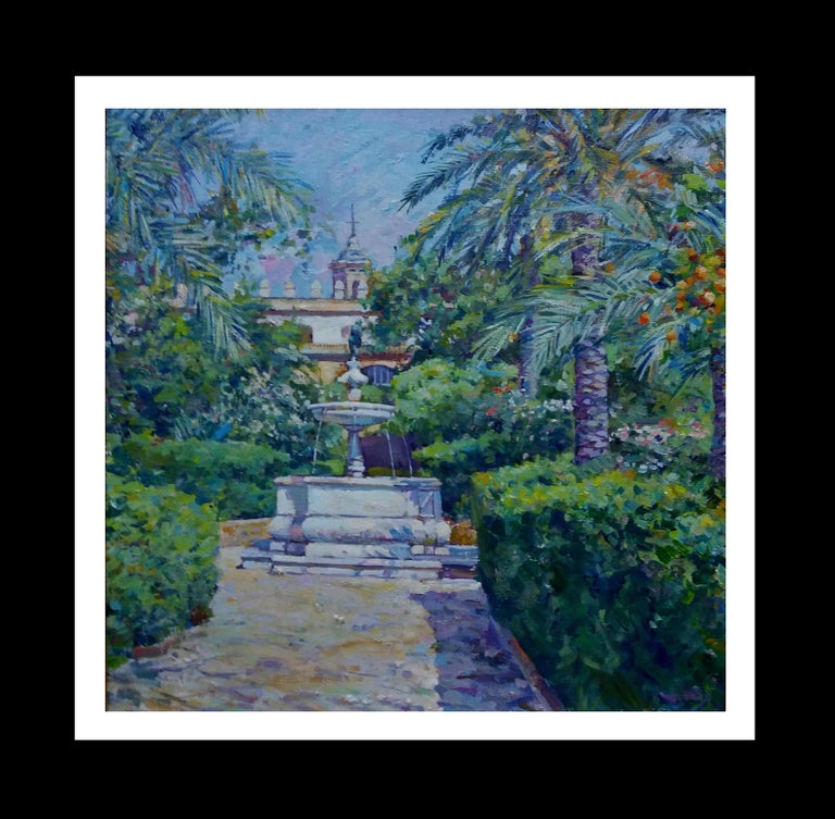 Jaume Terrassa - YARD" SEVILLA" SPAIN original acrylic canvas painting ...