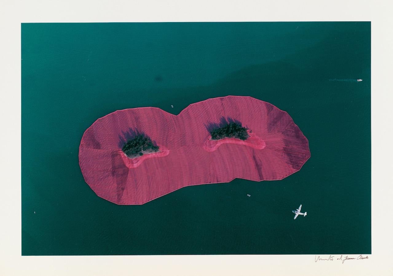 1983 Javacheff Christo 'Surrounded Islands (1982)' Contemporary Pink ...