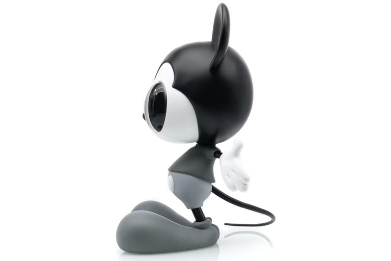 Javier Calleja - LITTLE MICKEY GREY, Black and White figure sculpture ...