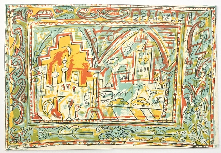 Javier Mariscal - original lithograph For Sale at 1stDibs