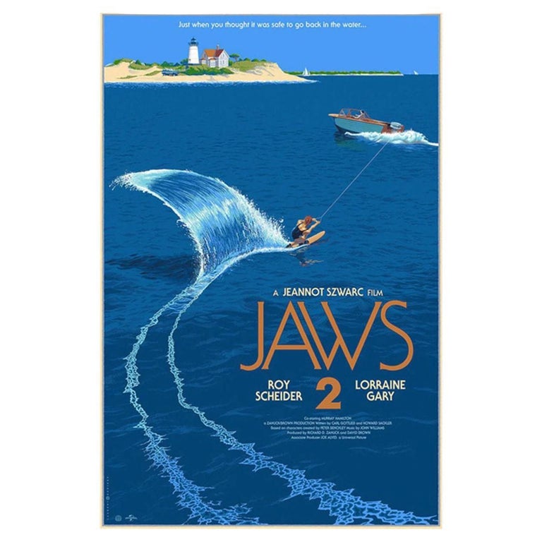 Jaws 2, Unframed Poster, 2017 For Sale at 1stDibs