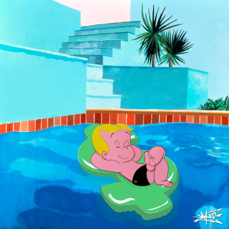 Jay-C - Dollar Float!, Pop Art, Street Art For Sale at 1stDibs