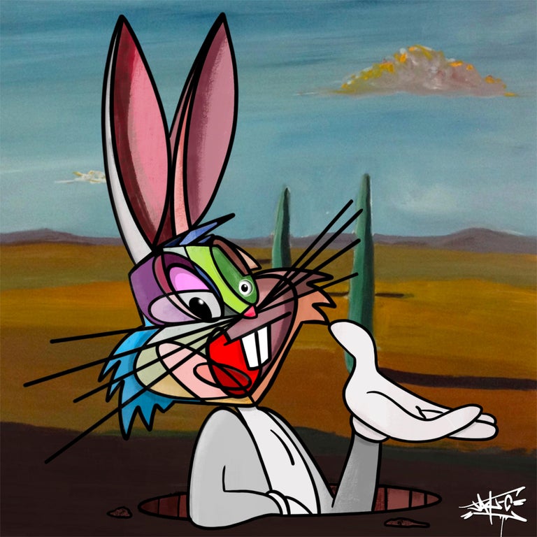 Jay-C - What’s Up, George! Pop Art, Street Art For Sale at 1stDibs