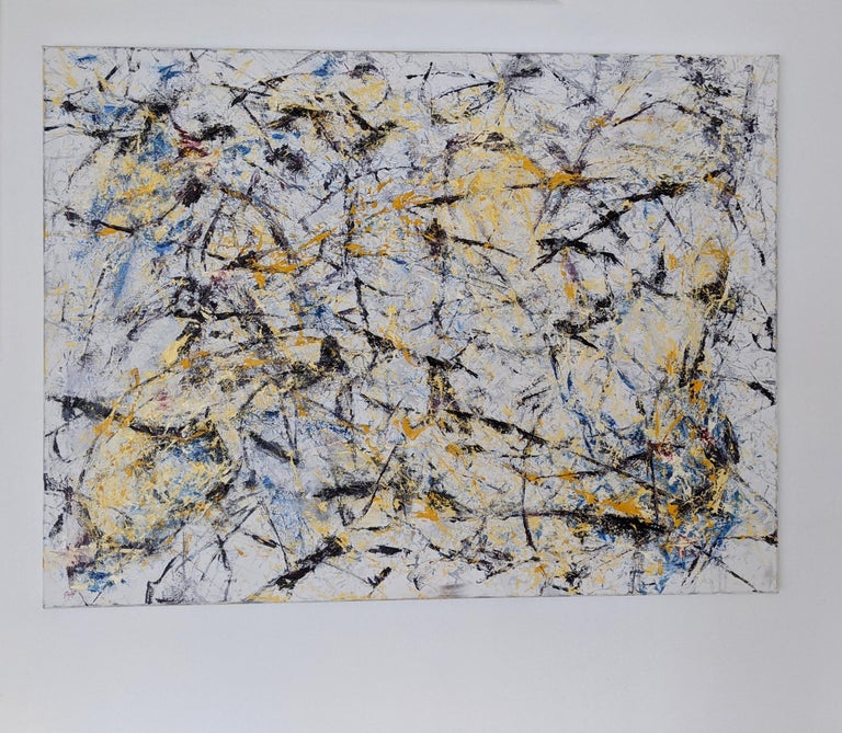 Jay Jacobs - Painting, Oil, Yellows, Bold, Abstract, Action Painting by ...