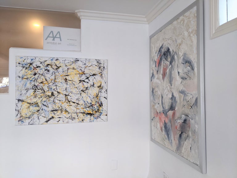 Jay Jacobs - Painting, Oil, Yellows, Bold, Abstract, Action Painting by ...