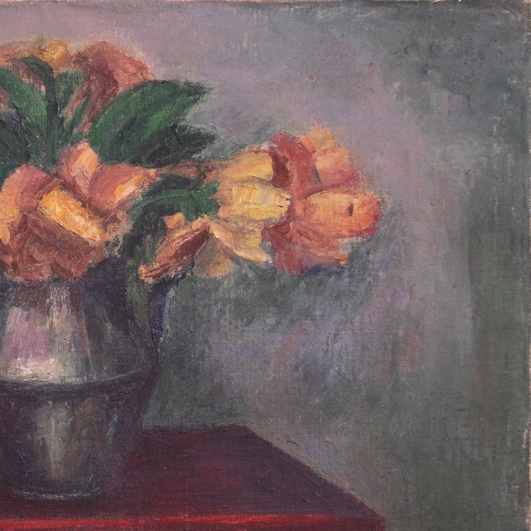 Jay Risling - 'Ginger Cat with Still Life', American Modernist, WPA ...