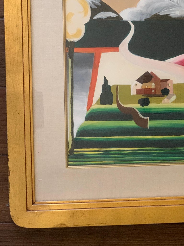 Jay Spectre Collection Custom Order Pair of Modern Art Paintings, 1980s ...