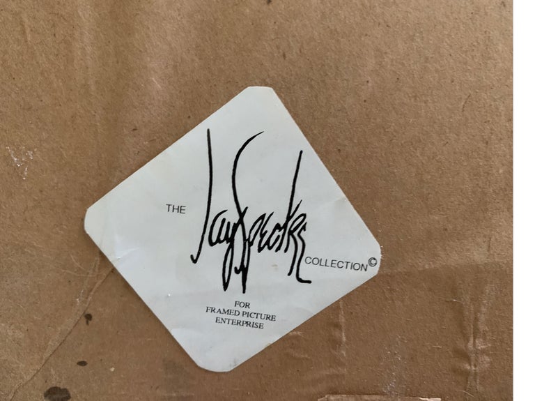 Jay Spectre Collection Custom Order Pair of Modern Art Paintings, 1980s ...