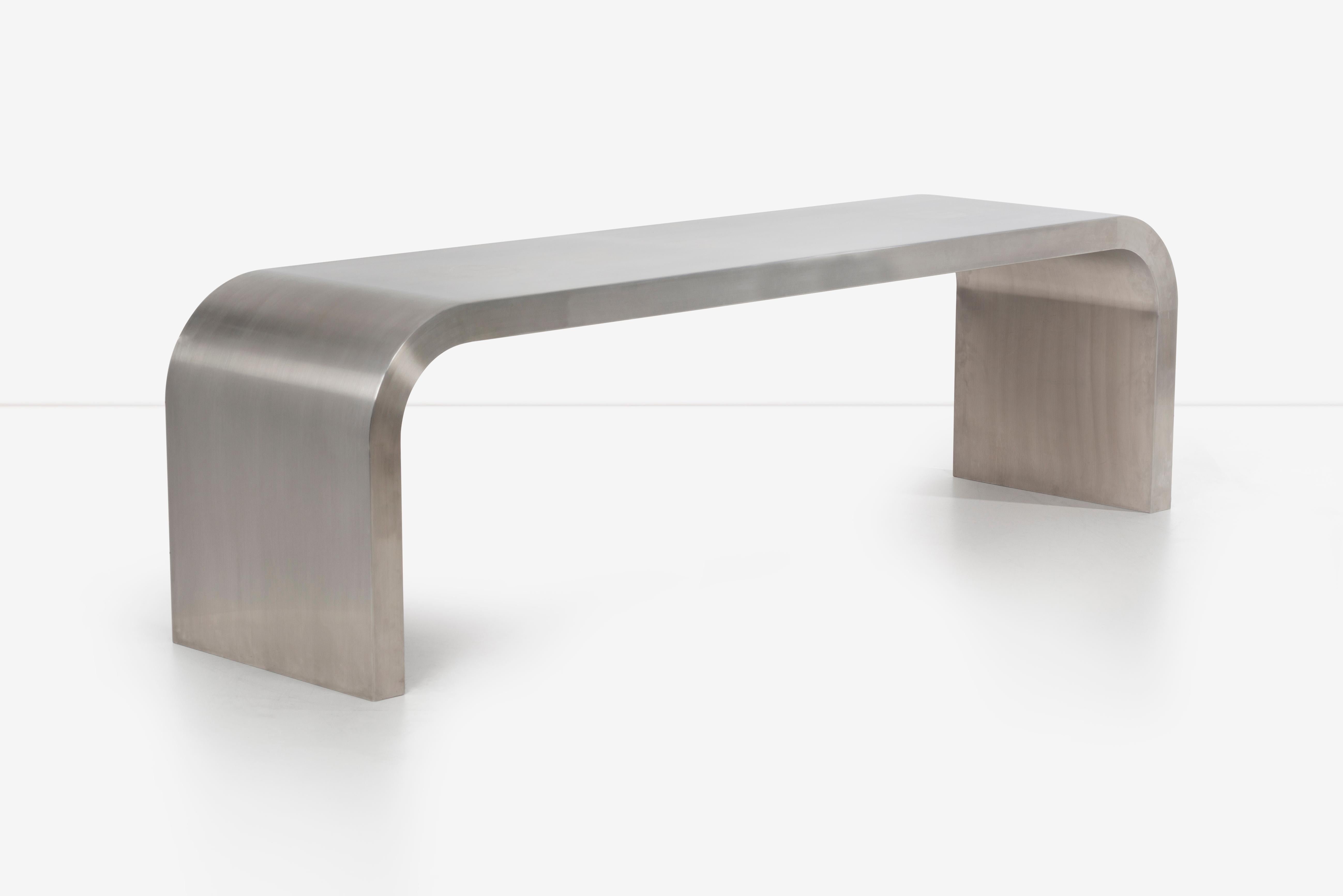 Jay Spectre Custom Console and Pair of Lamps For Sale at 1stDibs