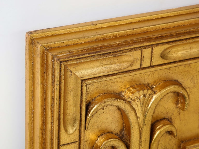 Jay Spectre Gilt Wall Mirror For Sale at 1stDibs