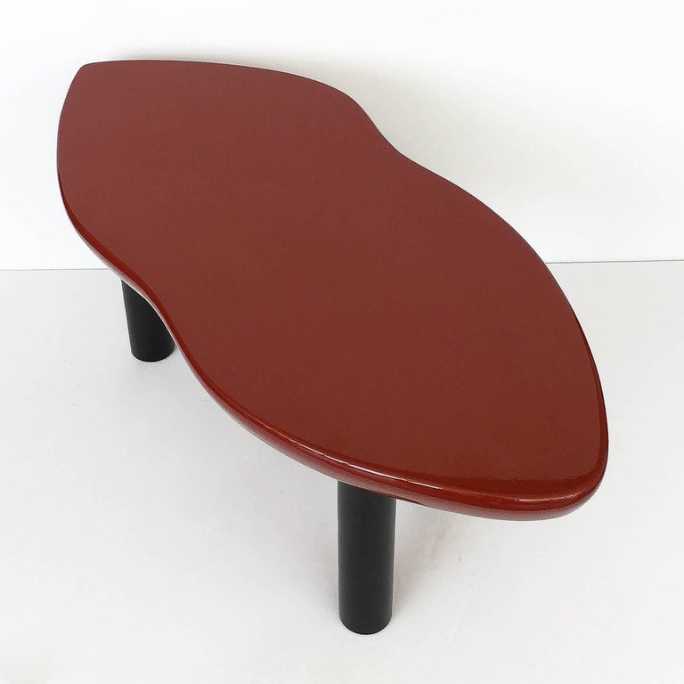 Jay Spectre "Joan Crawford" Red Lips Cocktail Table at 1stDibs