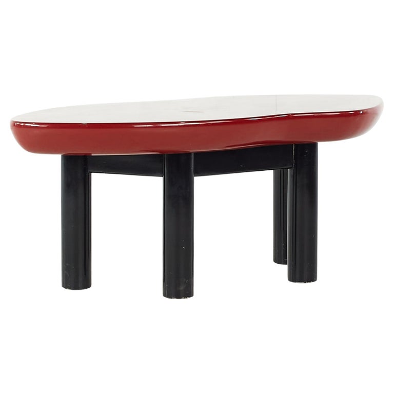 Jay Spectre Midcentury Joan Crawford Lips Coffee Table For Sale at 1stDibs