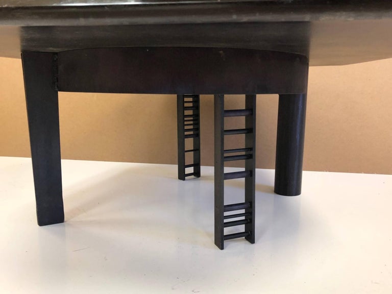 Jay Stanger Inlaid Coffee Table For Sale at 1stDibs