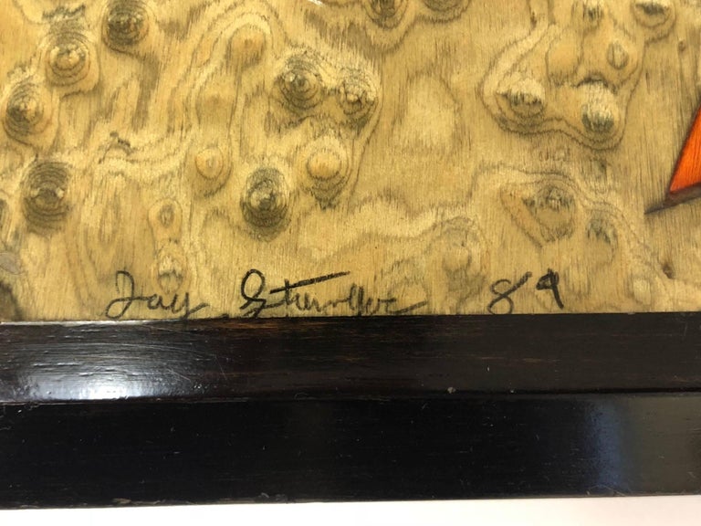 Jay Stanger Inlaid Coffee Table For Sale at 1stDibs