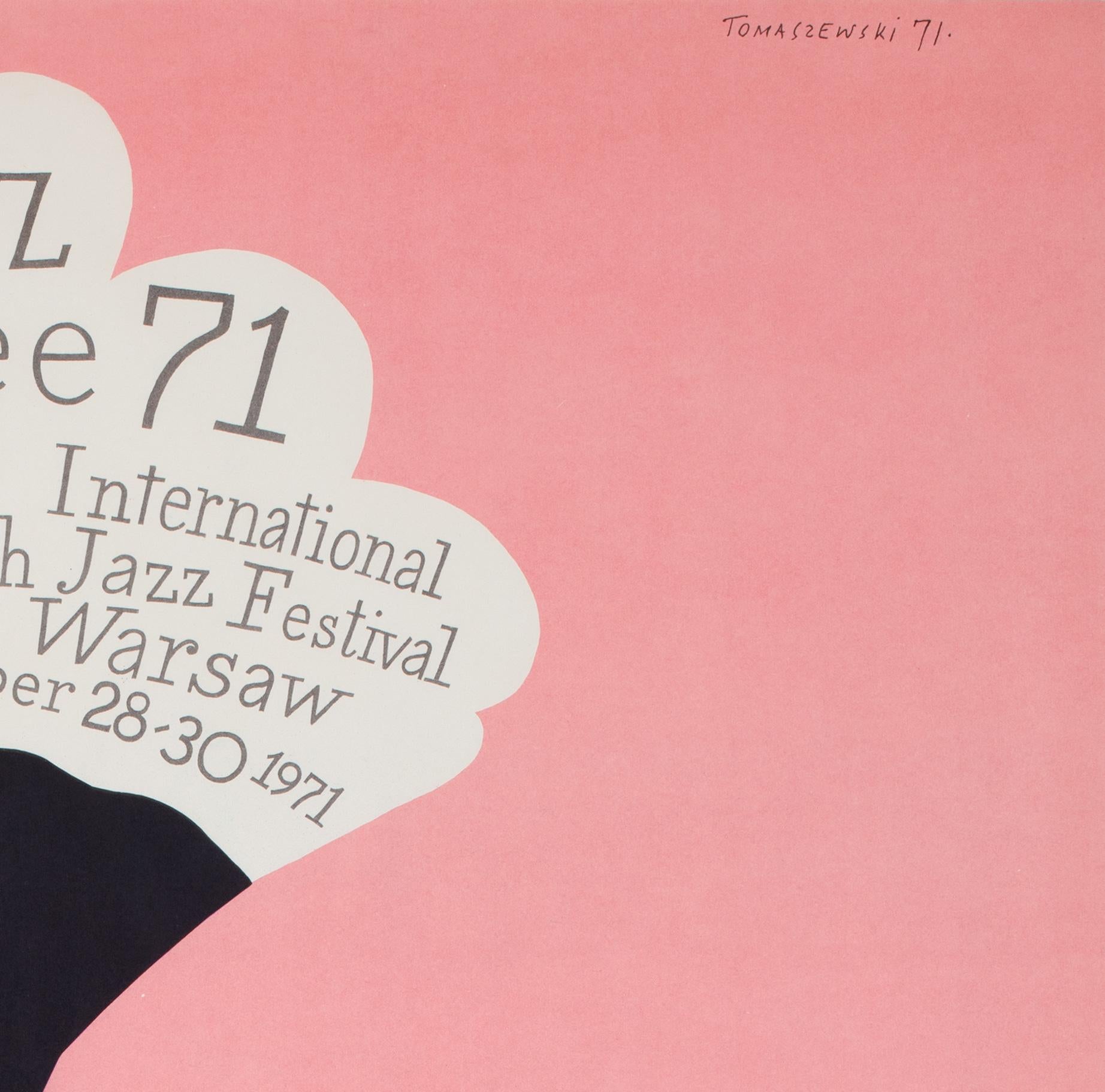 Jazz Jamboree 1971 Polish Jazz Festival Poster, Henryk Tomaszewski For ...