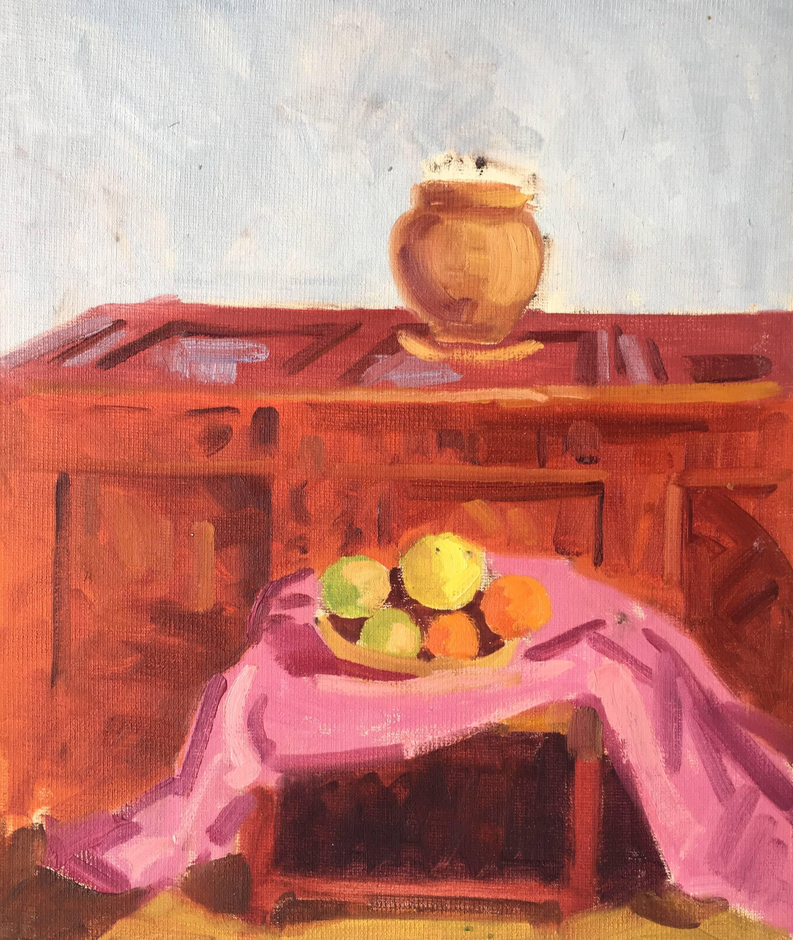 Louis Thomson - Carnations, Bouquet of Flowers, Floral Oil Painting ...