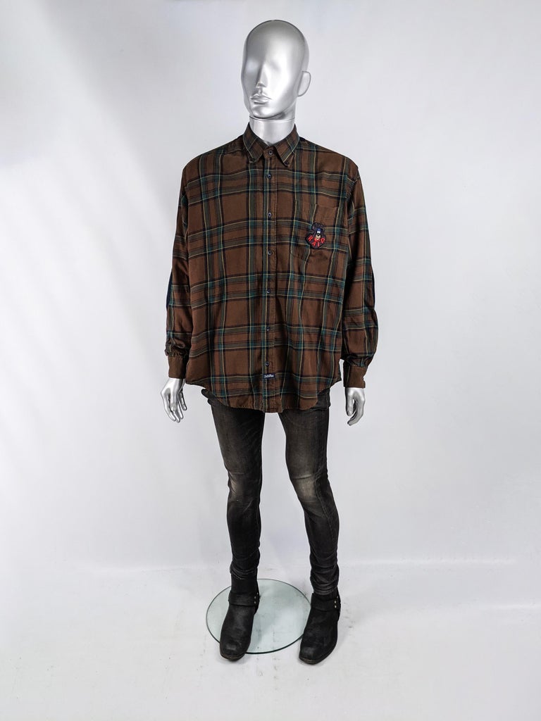 Jc De Castelbajac Vintage Mens Huckleberry Hound Flannel Shirt, 1990s ...