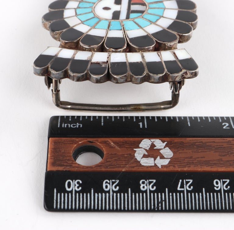 J.D. MASSIE Zuni Native American Belt Buckle w/ ALEXANDER KALIFANO ...