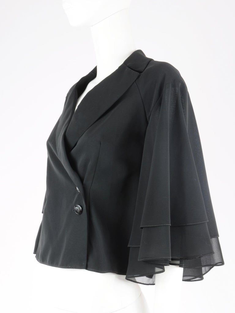 Jean Allen London Cropped Jacket with Butterfly Sleeves 1960s For Sale ...
