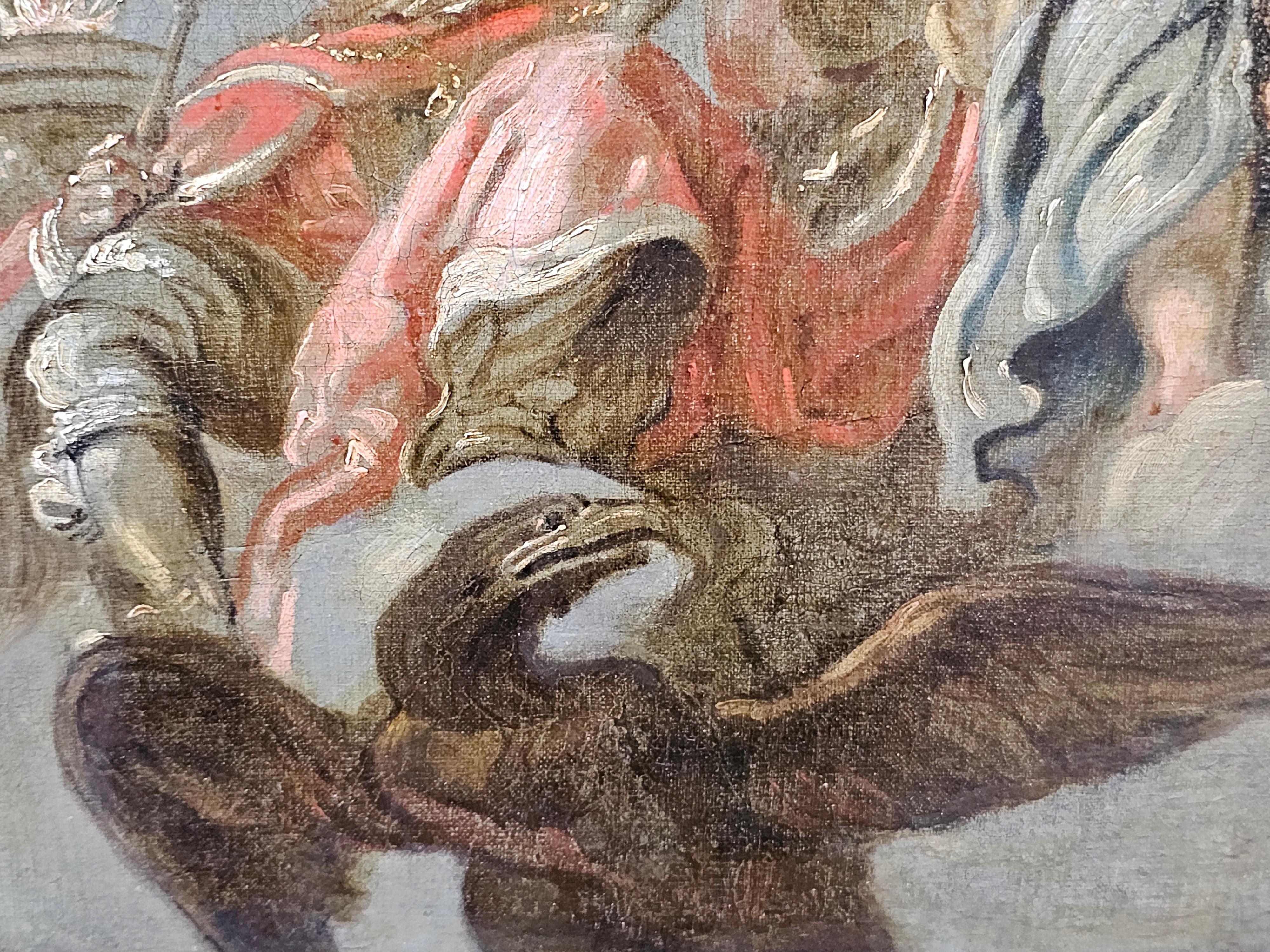 The Apotheosis of James I - Religious art 18th century Old Master oil ...