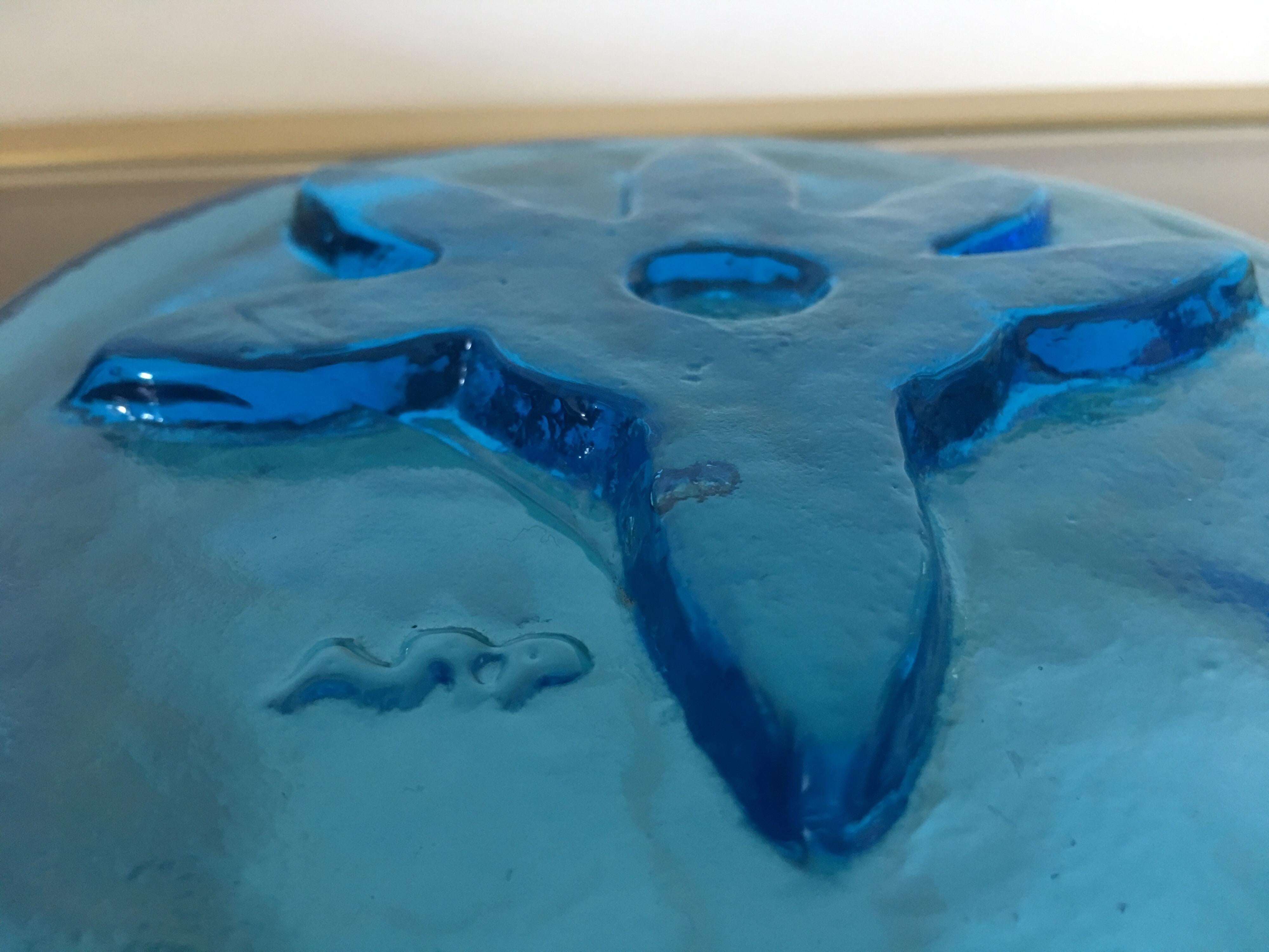 Jean Arp Signed Blue Glass Star, France, 1960s For Sale at 1stDibs ...