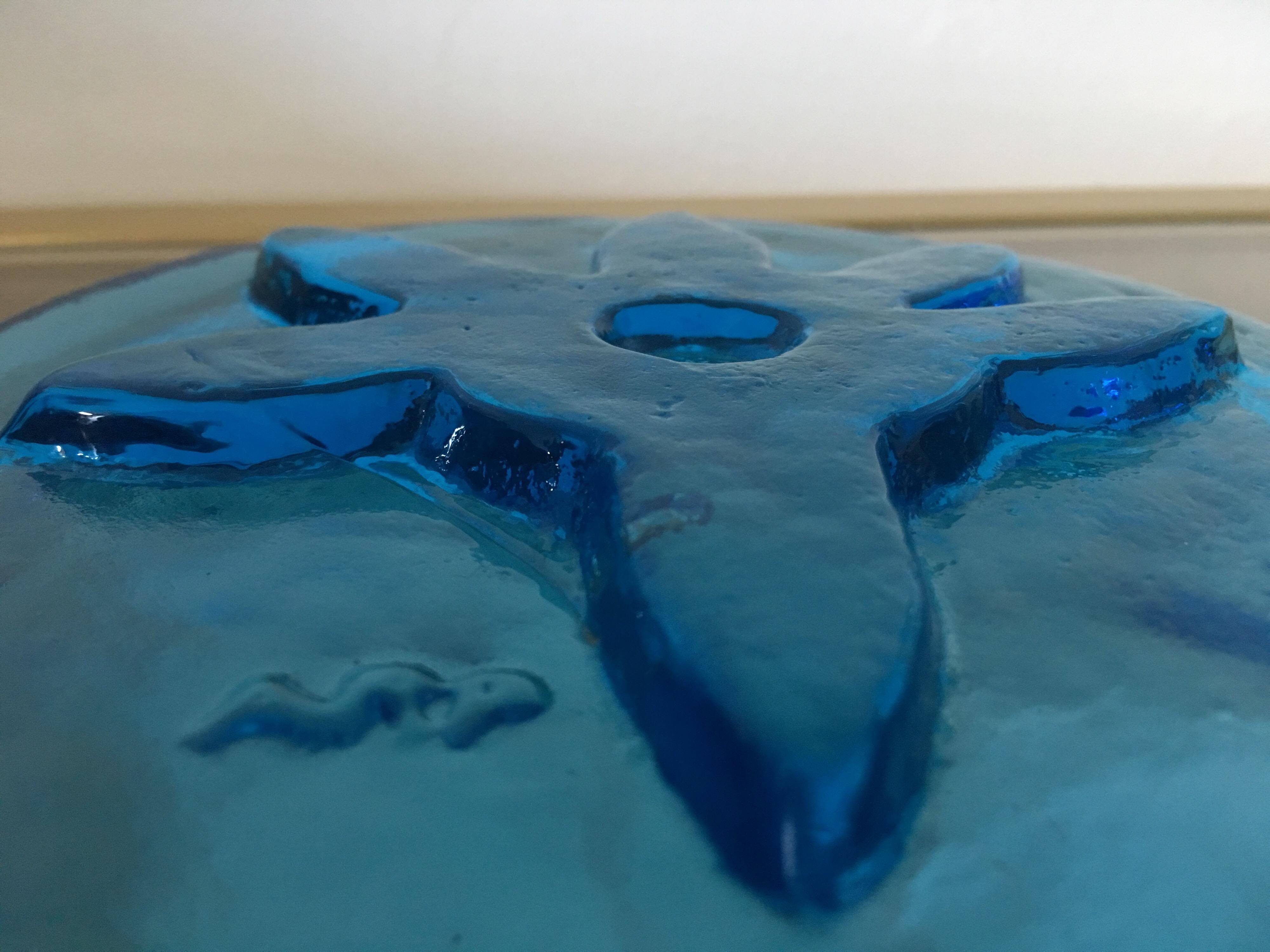 Jean Arp Signed Blue Glass Star, France, 1960s For Sale at 1stDibs ...