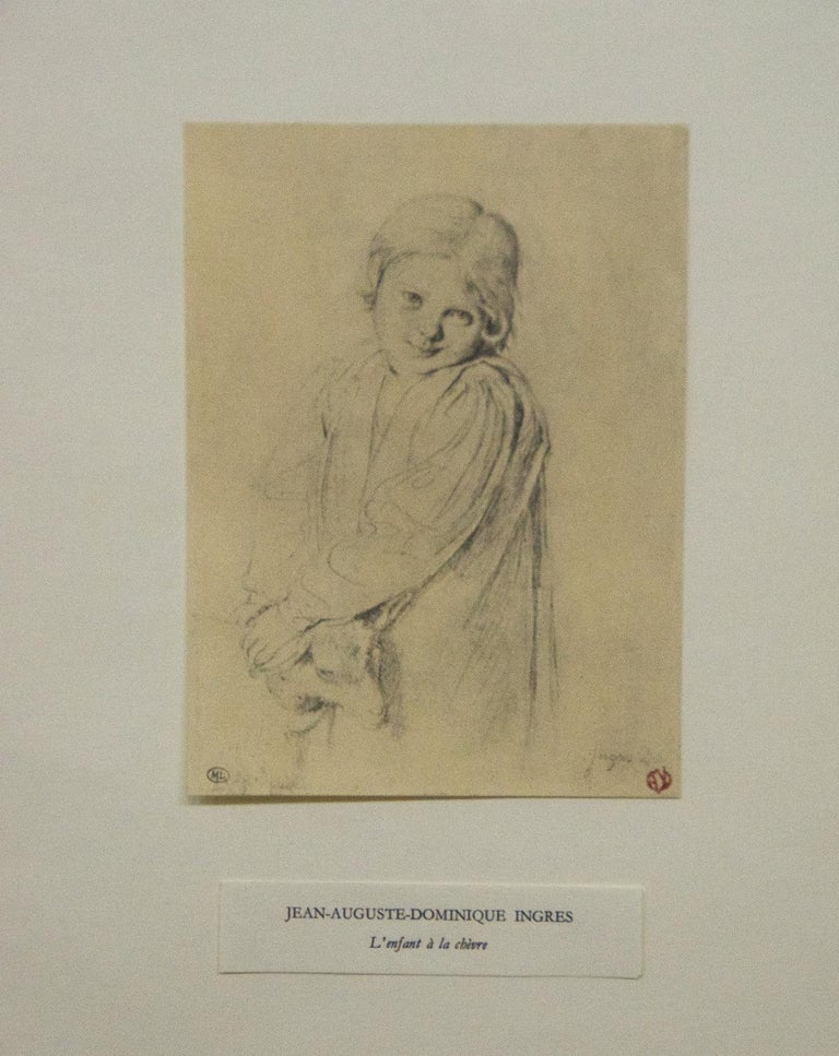 Jean-Auguste-Dominique Ingres - Framed Etching Print by Jean-Auguste ...