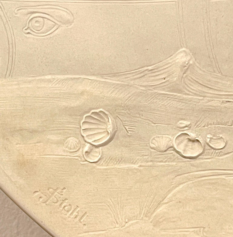 Jean Baptist Stahl Pate-sur-pate/ Phanolith Neoclassical Charger of the ...