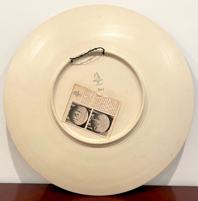 Jean Baptist Stahl Pate-sur-pate/ Phanolith Neoclassical Charger of the ...