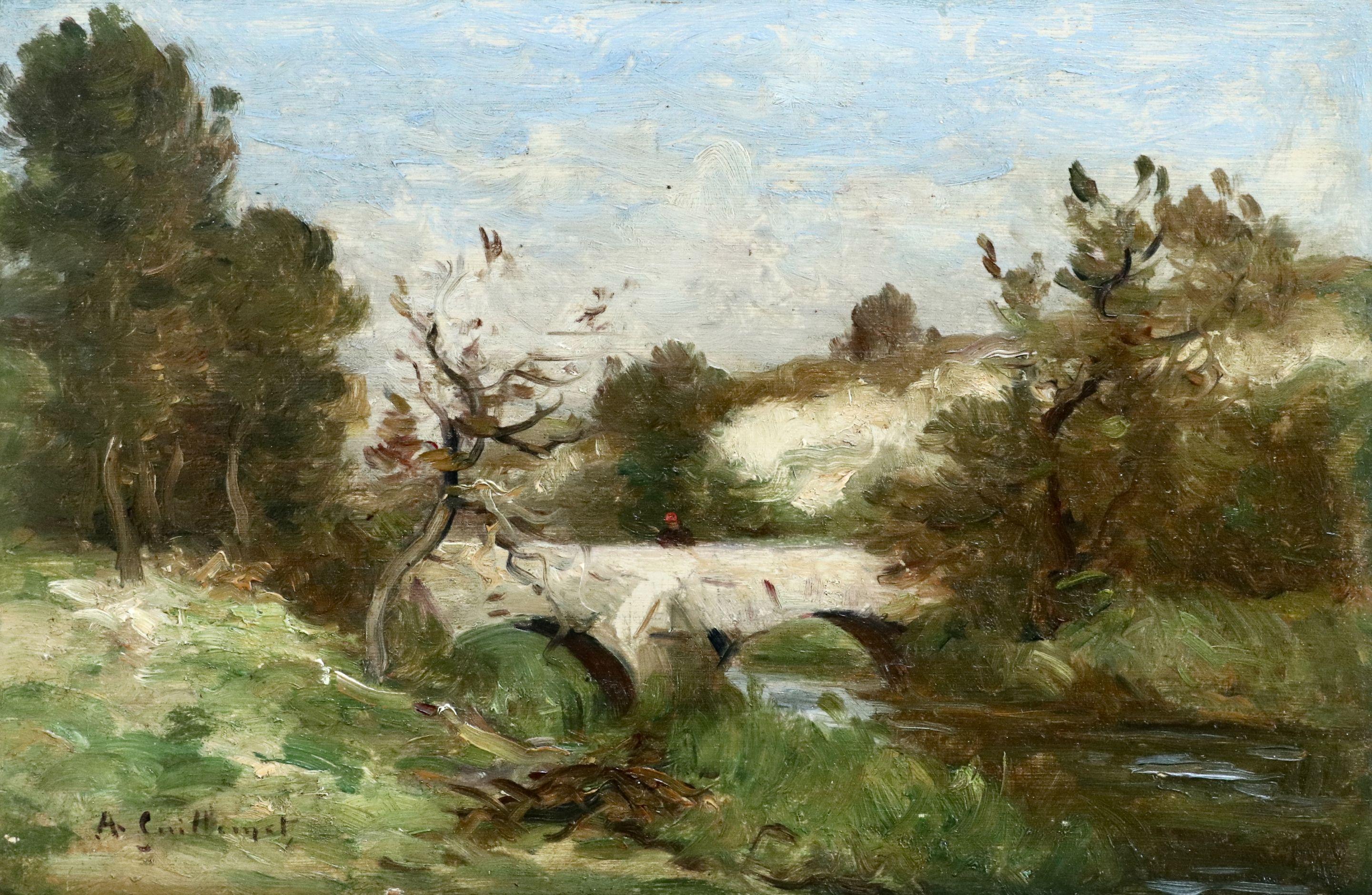 Émile Louis Vernier - “Woodland Stream” at 1stDibs