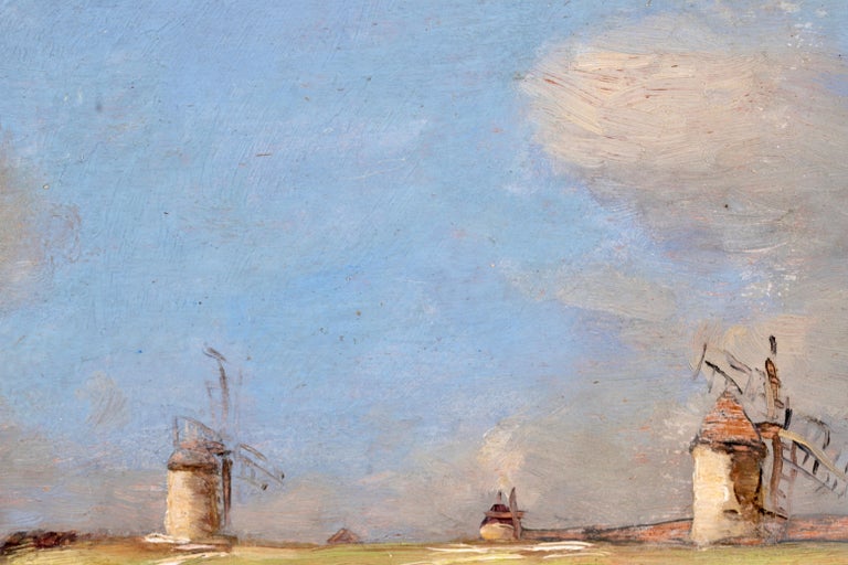 Jean-Baptiste-Antoine Guillemet - Windmills in Normandy - Impressionist ...