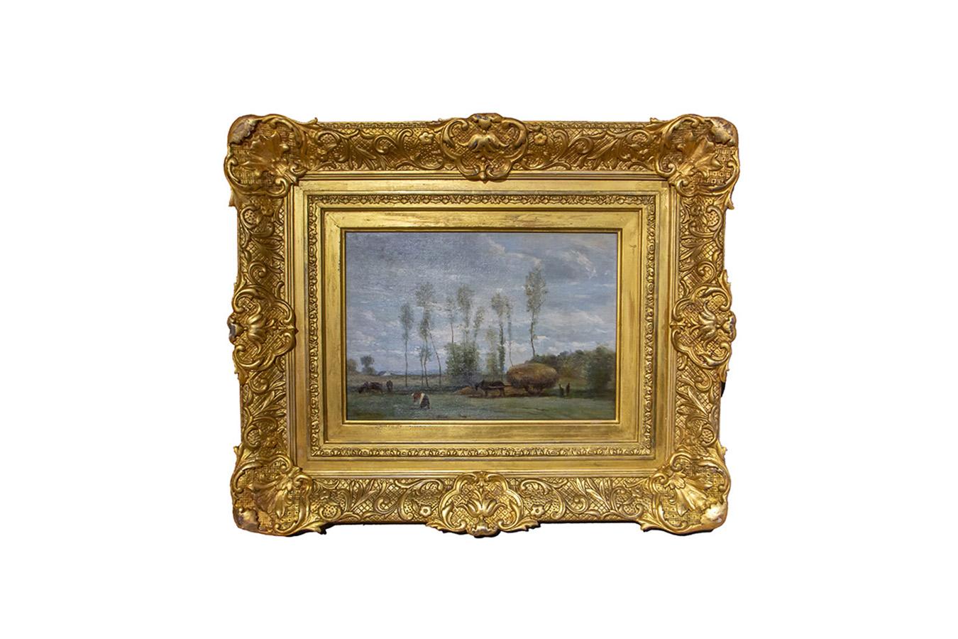 Jean-Baptiste-Camille Corot - Le Fermier de Pithiviers For Sale at ...