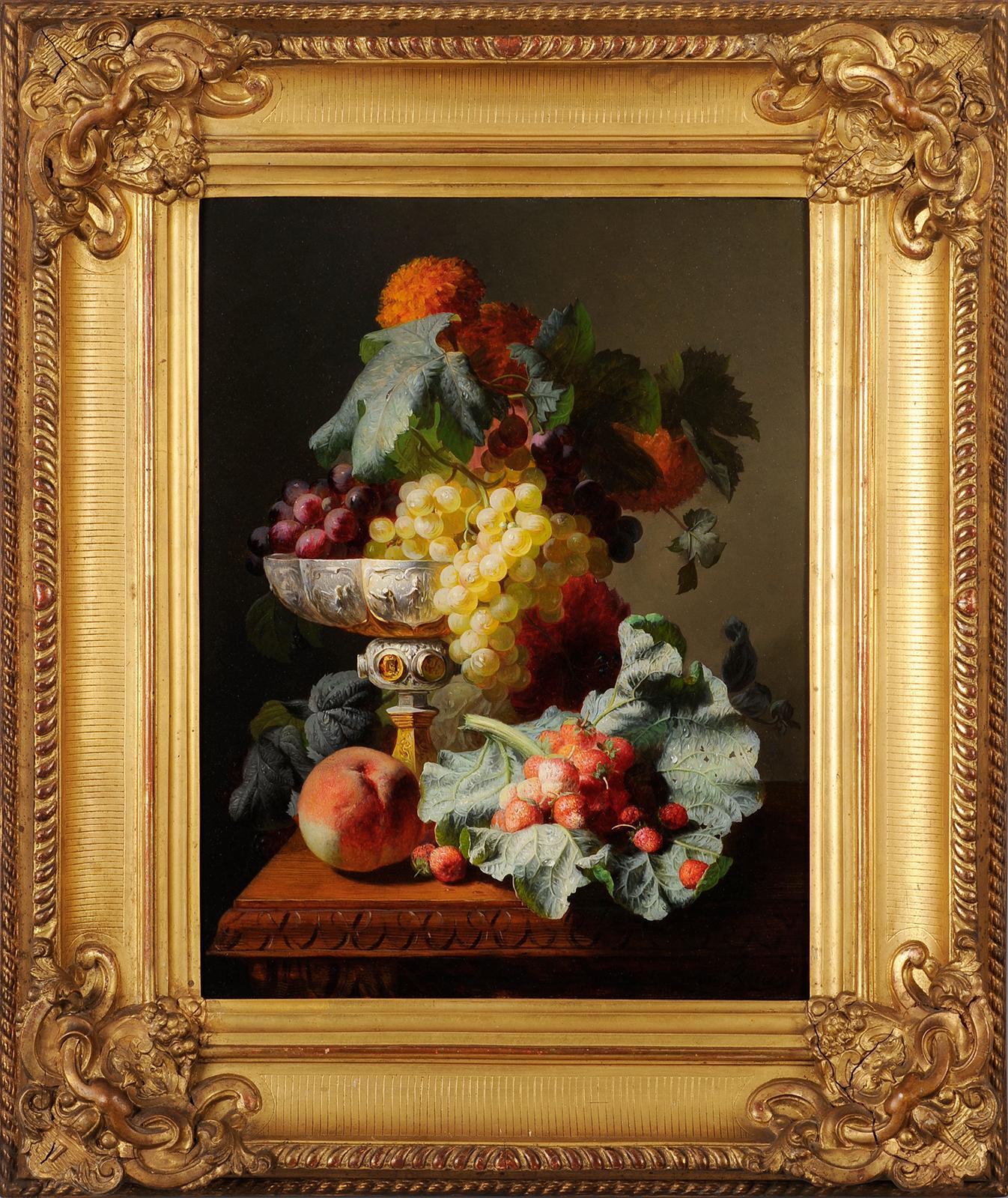 Jean-Baptiste Robie - Jean-Baptiste Robie (1821-1910) Still life of ...