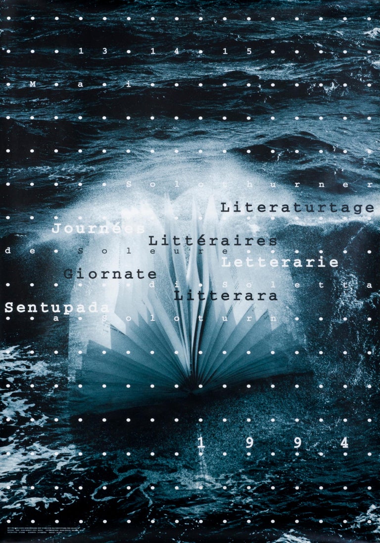 Jean-Benoit Levy – „Original-Vintage-Poster „Solothurner Lituraturtage ...