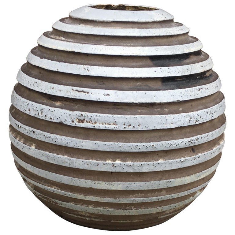 Jean Besnard Art Deco Ceramic Vase, circa 1930 at 1stdibs