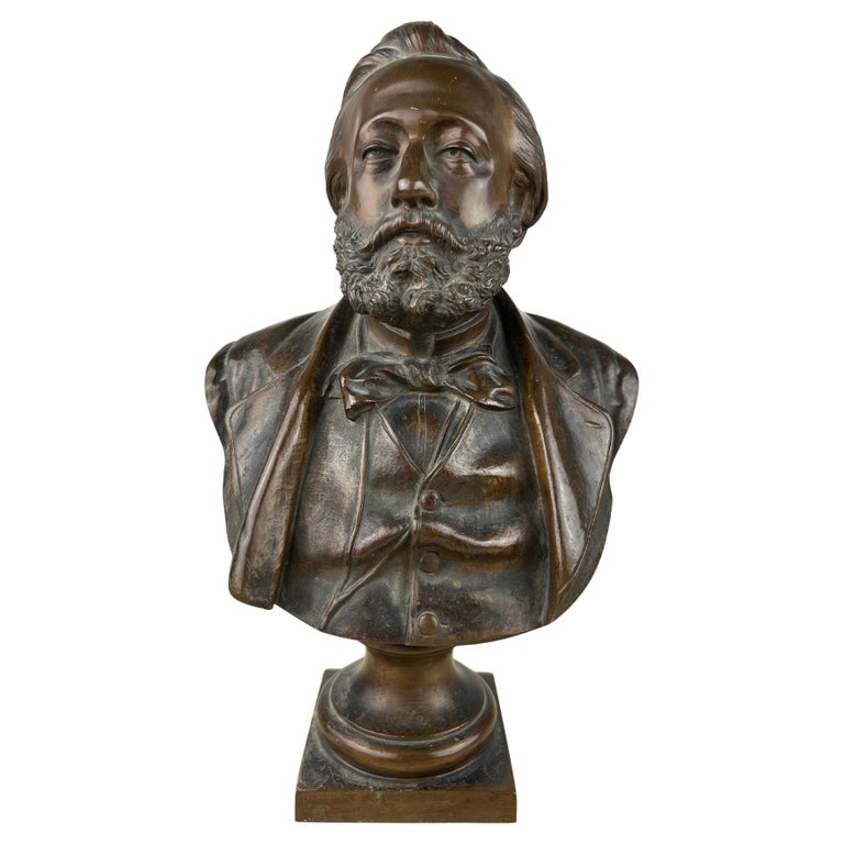 Jean Bulio, Bronze Statue of Léon Gambetta, Prime Minister, France ...
