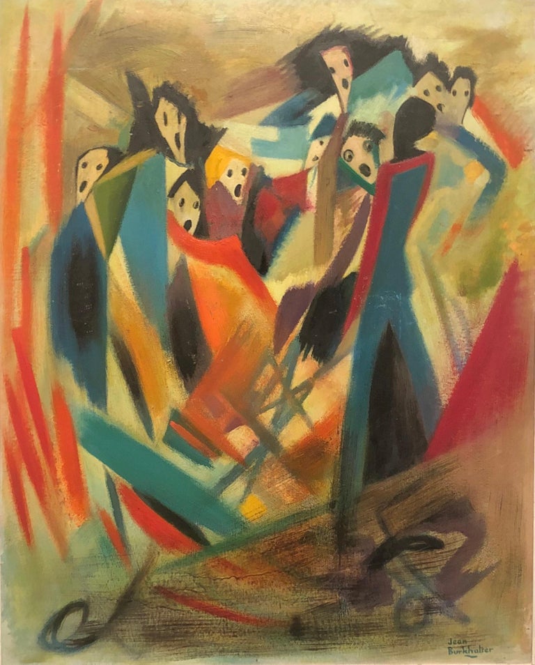 Jean Burkhalter - Jean Burkhalter "Tumulte" For Sale at 1stDibs