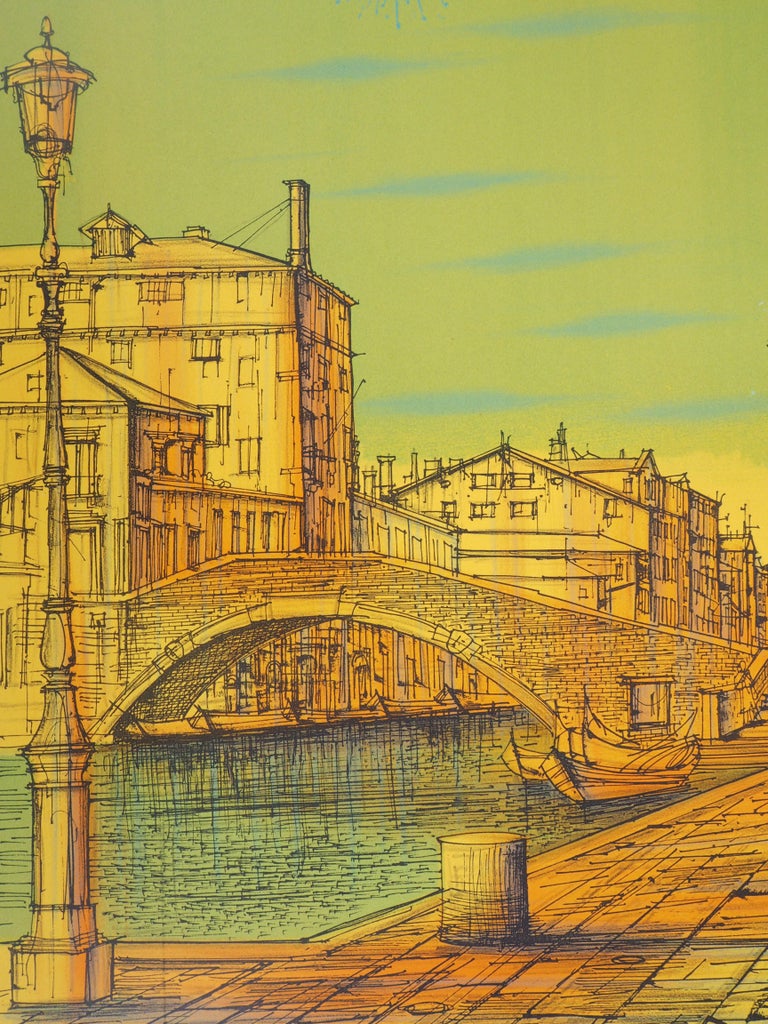 Jean Carzou - Italy : Venice - Original Lithograph Handsigned and ...