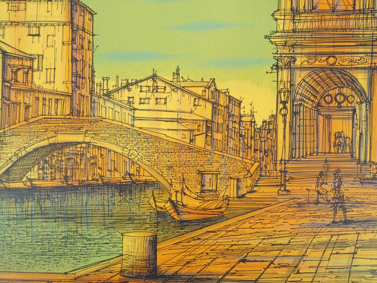 Jean Carzou - Italy : Venice - Original Lithograph Handsigned and ...