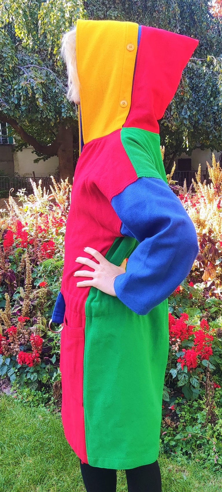 Jean Charles de Castelbajac KO and CO Vintage Color Block Klan Hood ...