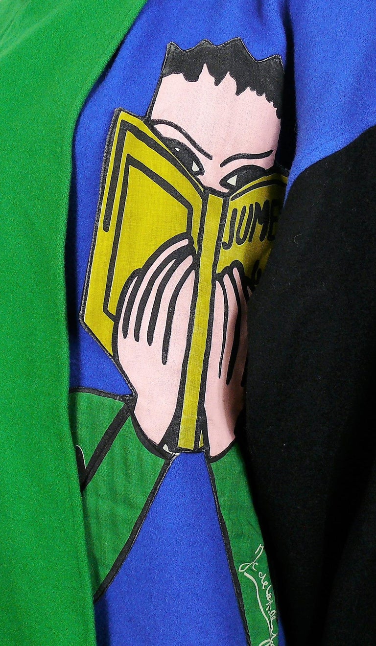 Jean Charles de Castelbajac Ko and Co Vintage Jumeaux Applique Novelty ...