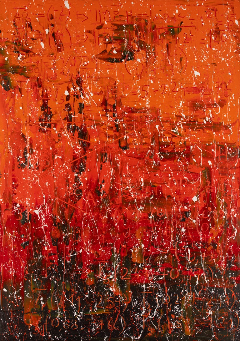 Jean-Claude Bossel - DROITES I / V For Sale at 1stDibs
