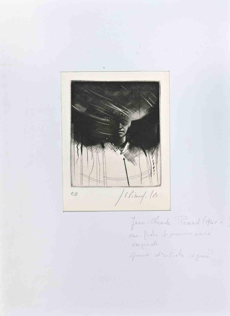 Jean-Claude Picard - Portrait- Original Etching by Jean-Claude Picard ...
