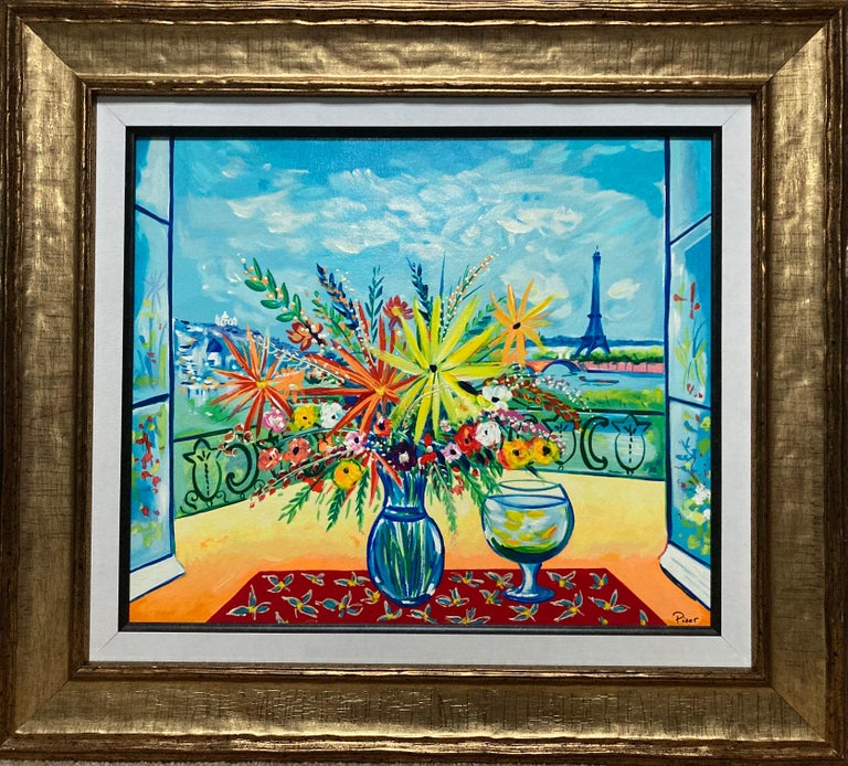 Jean Claude Picot - “les Fleurs De La Tour Eiffel” For Sale at 1stDibs
