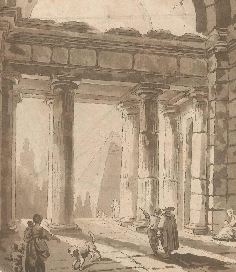 Jean Claude Richard Abbe de Saint-Non - Capriccio - Original Aquatint ...