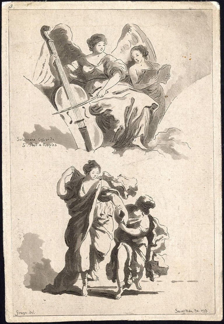 Jean Claude Richard Abbe de Saint-Non - Solimene Eglise de St. Paul a ...